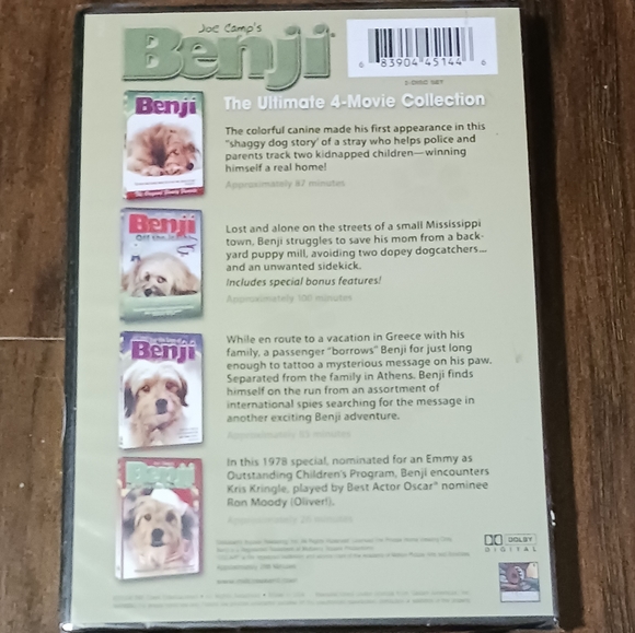Echo Bridge | Media | Benji The Ultimate 4 Movie Collection On Dvd ...